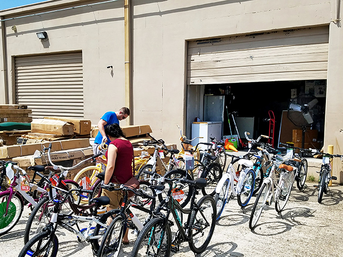 The warehouse wonderland stretches before you like an explorer's dream map &ndash; aisles of possibility waiting to be discovered.