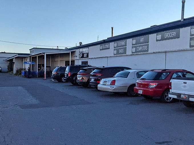 The blue-trimmed exterior of NPS Store might look unassuming, but inside awaits a treasure trove of bargains that would make even the most frugal shopper's heart race.