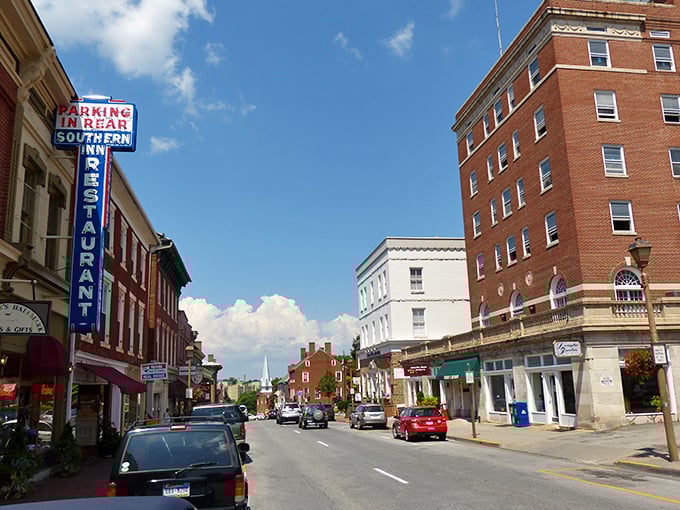 Lexington's historic downtown invites you to stroll brick-lined streets where every storefront tells a story and time seems to slow down.