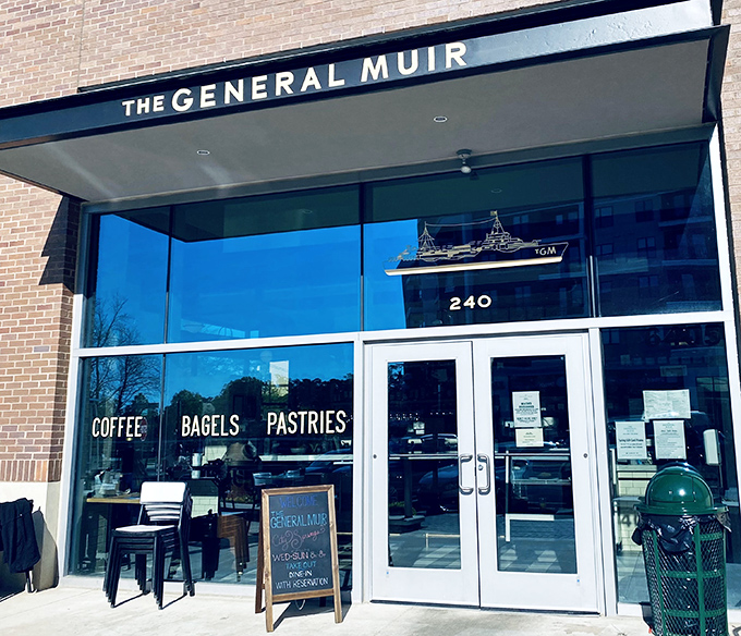 Welcome to flavor town! The General Muir's sleek exterior promises a culinary adventure that'll make your taste buds do the cha-cha. 