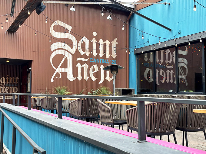 Saint Anejo's red brick exterior in Nashville's Gulch neighborhood promises culinary adventures within&mdash;like finding Mexico's soul in Tennessee's heart.