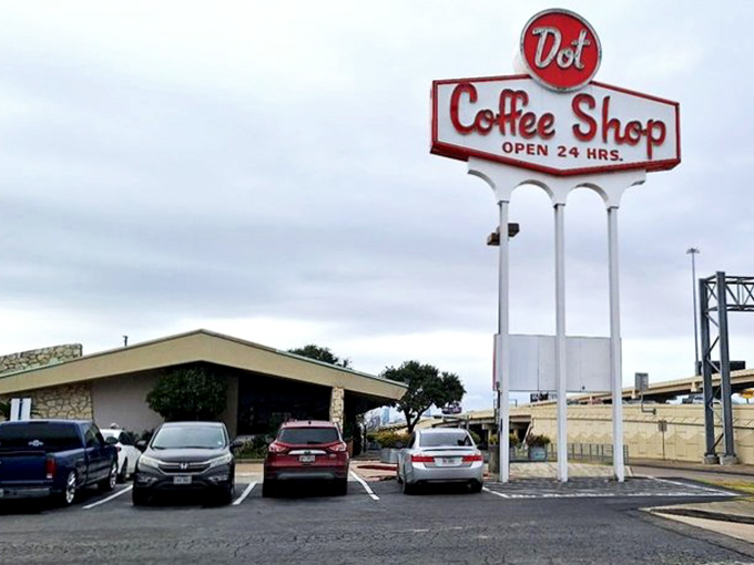 That iconic red sign has been beckoning hungry Houstonians for decades&mdash;a 24-hour promise of comfort that never goes out of style.