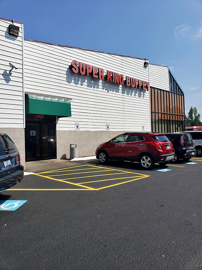 The unassuming storefront of Supreme Crab beckons like a siren call to seafood lovers. No fancy frills needed when what's inside matters most.