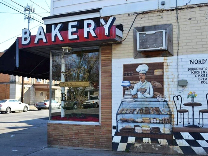 The unassuming storefront with its amazing wall art promises sweet salvation. Nord's Bakery stands as Louisville's temple of temptation, where calories don't count and joy is guaranteed.