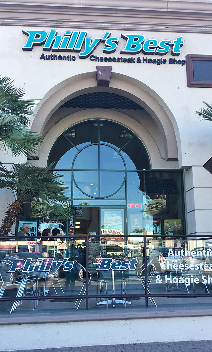 Palm trees and cheesesteaks &ndash; a California contradiction that somehow makes perfect sense outside Philly's Best in Encino.