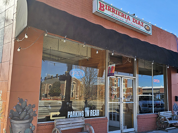 The unassuming exterior of Birrieria Diaz might fool you, but locals know better&mdash;culinary treasures often hide behind modest storefronts.