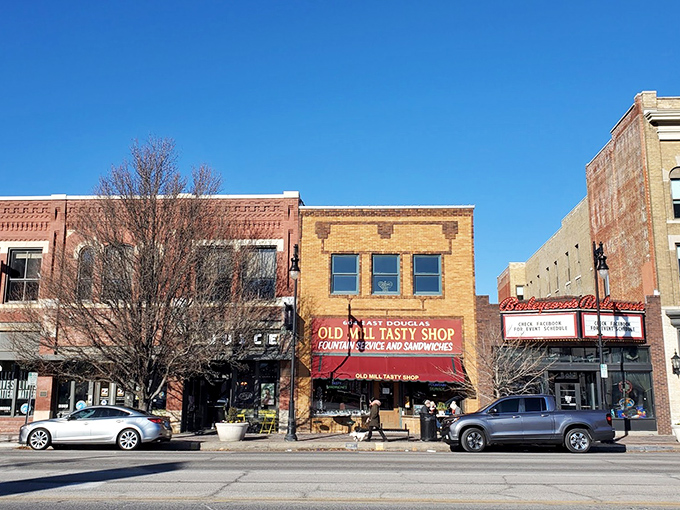 The yellow brick fa&ccedil;ade and classic red awning of Old Mill Tasty Shop isn't just a storefront&mdash;it's a time machine disguised as a downtown Wichita landmark.