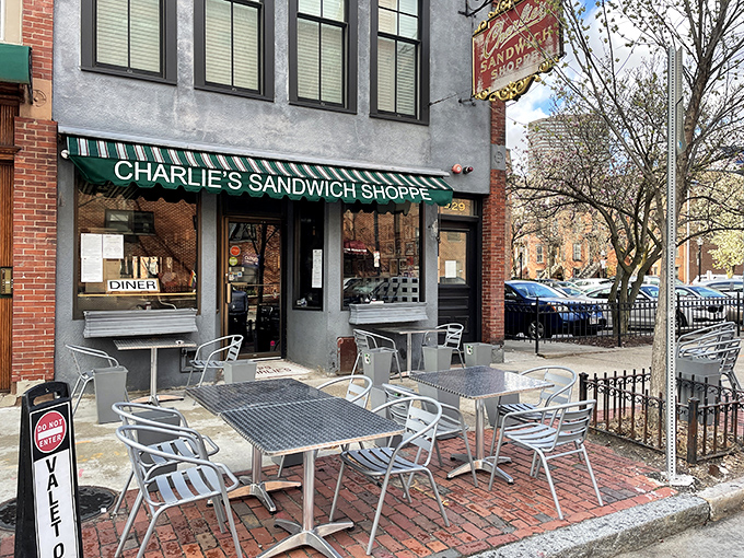 The iconic red sign has been welcoming hungry Bostonians since 1927, a beacon of breakfast hope on Columbus Avenue.