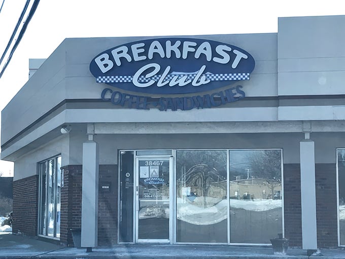 The unassuming exterior of The Breakfast Club might fool you, but locals know this strip mall gem houses morning magic worth the drive.