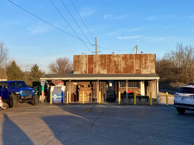The unassuming exterior of Rusted Silo proves once again that the best BBQ joints often look like they might not pass a building inspection. Delicious treasures await inside. 