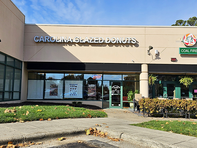 Home of the famed cake donuts, Carolina Glazed Donuts' unassuming strip mall location in Durham proves that great food doesn't need fancy digs.