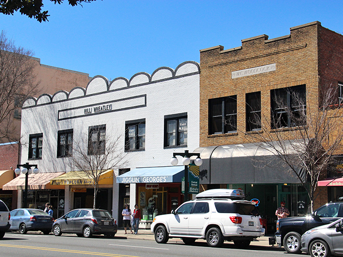 Historic buildings line downtown Hot Springs, where your retirement dollars stretch like saltwater taffy and your worries shrink faster than a cheap T-shirt.