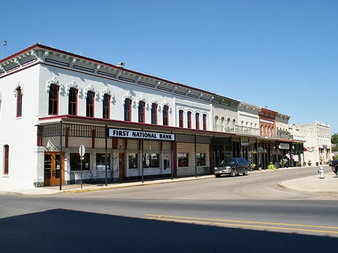 Granbury's historic downtown strip offers a taste of small-town Texas charm with limestone buildings that have witnessed generations of stories.
