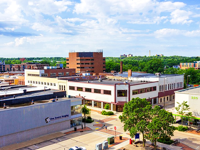 The farmers market pavilion bursts with color like a botanical garden that decided to throw a party. Fresh flowers and local produce create a feast for all senses. Photo credit: Robby Virus