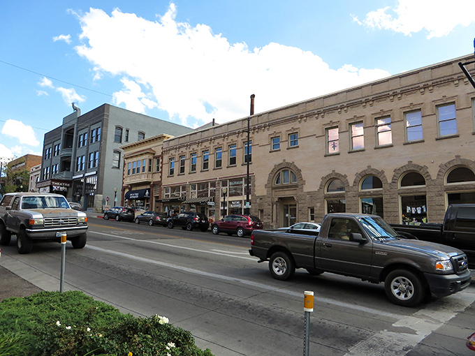 Downtown Prescott stretches toward the horizon, where city meets mountain in a perfect marriage of civilization and wilderness.