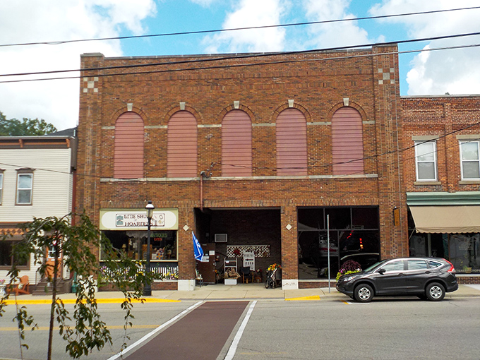 Allegan's historic downtown architecture tells stories of yesteryear while housing today's small businesses.