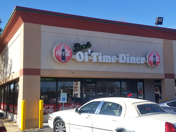 The unassuming exterior of Dan's Ol' Time Diner hides Oklahoma City's burger paradise. Like finding a diamond in a strip mall.