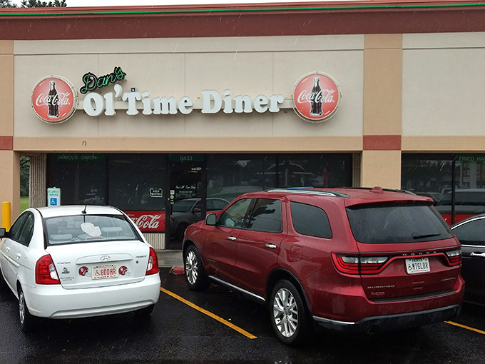 The unassuming exterior of Dan's Ol' Time Diner hides Oklahoma City's burger paradise. Like finding a diamond in a strip mall.