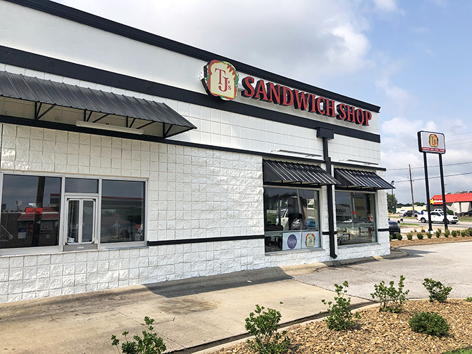 Robot murals aren't typically what you expect at sandwich shops, but this mechanical greeter sets the playful tone for the flavor adventure awaiting inside.