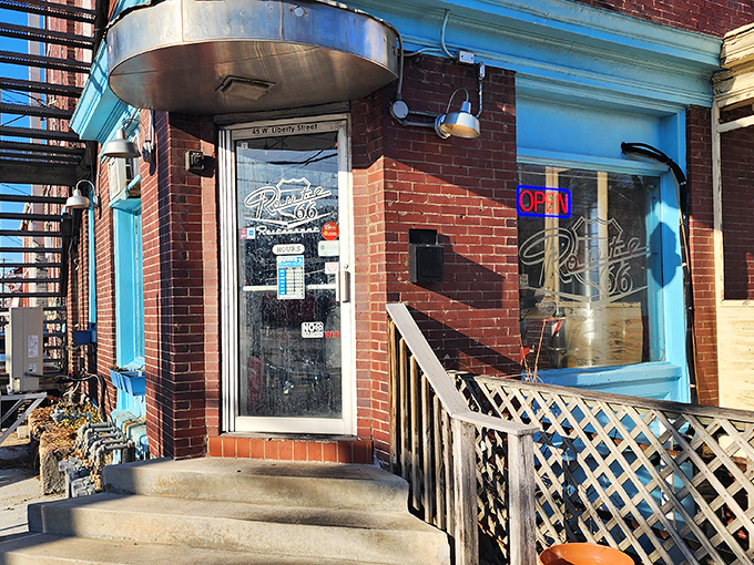 The brick exterior with turquoise trim isn't trying to impress anyone&mdash;it's too busy housing some of Lancaster's most crave-worthy cheesesteaks instead. 