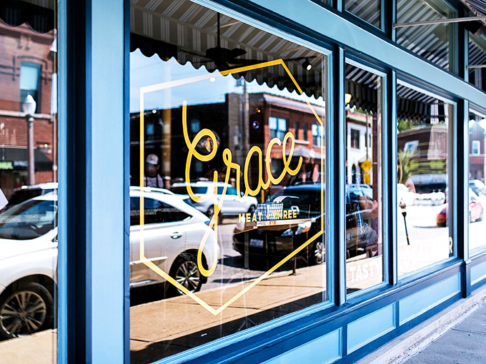 The blue and white striped awning beckons hungry travelers with promises of Southern delights that St. Louis didn't know it needed until Grace arrived.