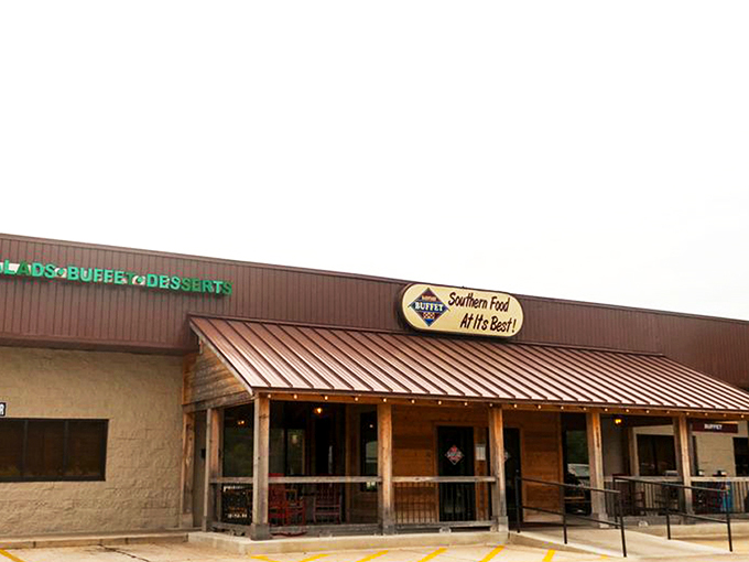 The sign says it all&mdash;"Southern Food At Its Best"&mdash;a promise that has hungry pilgrims making the journey to Saraland like it's a culinary Mecca.