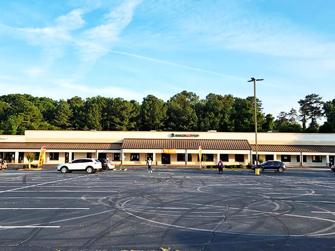 The unassuming exterior hides a treasure hunter's paradise. Like finding a secret map to El Dorado in your morning cereal box!