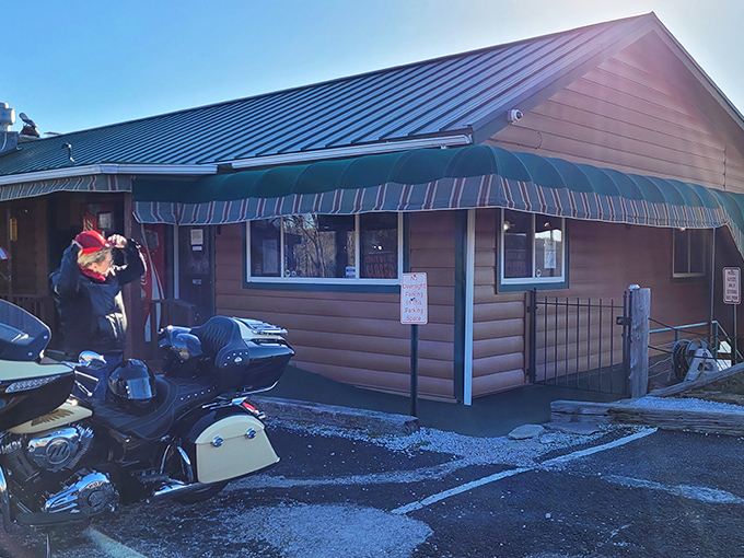 The unassuming exterior of Cliff House Inn belies the culinary treasures and breathtaking views waiting inside. Road trip paradise found!