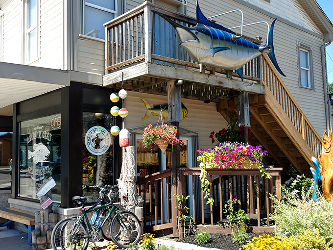 The unassuming exterior of Marine City Fish Company hides culinary treasures within. Like a seafood speakeasy, it's Michigan's best-kept secret on the St. Clair River.