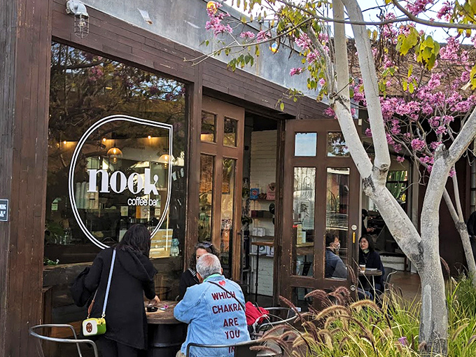 The cozy wooden doorway to Nook feels like a portal to another dimension&mdash;one where mediocre coffee is banned and flavor reigns supreme.
