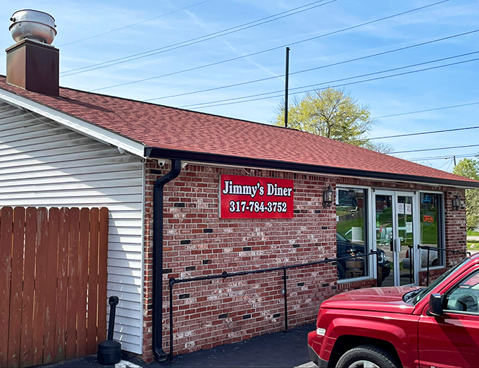 The humble brick exterior of Jimmy's Diner might not win architectural awards, but inside those doors awaits comfort food greatness that's worth every delicious calorie.