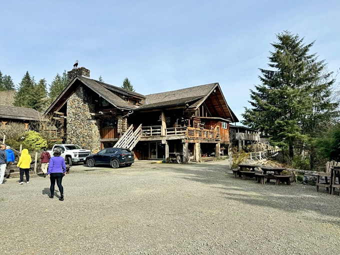 The ultimate woodland retreat isn't a cabin in the woods&mdash;it's this magnificent timber fortress serving comfort food that would make Paul Bunyan weep with joy. 