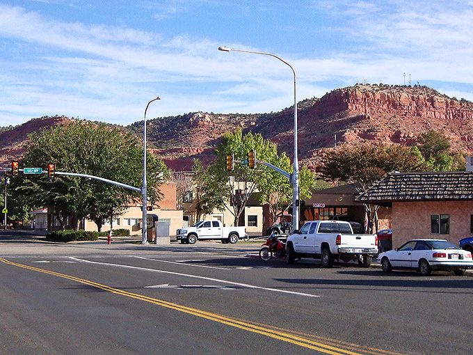 Downtown Kanab welcomes you with its classic Western charm, red rock backdrop, and the promise of adventure just beyond the traffic light.