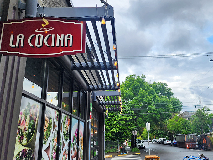 The unassuming exterior of La Cocina belies the flavor explosion waiting inside. Like finding a winning lottery ticket in your jacket pocket. 