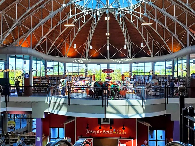 The cookbook section at Joseph-Beth isn't just shelves&mdash;it's a culinary library where Kentucky flavors meet global cuisines. Deliciously organized temptation!