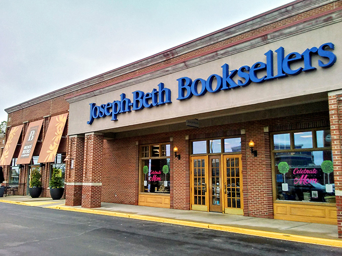 The literary mothership has landed in Cincinnati! Joseph-Beth's welcoming brick facade promises adventures waiting just beyond those wooden doors.