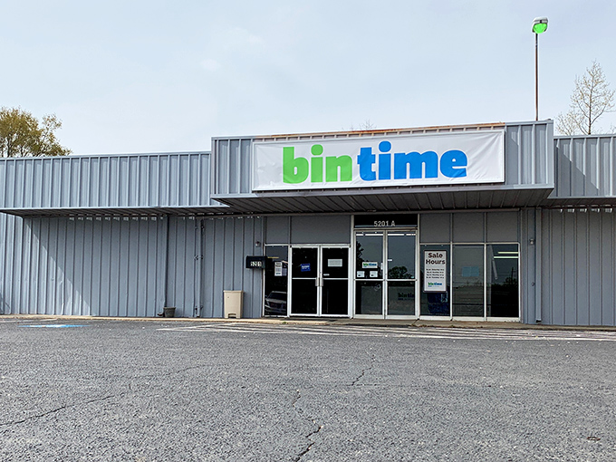 The unassuming exterior of Bintime in Mauldin hides a treasure trove within. Like a retail speakeasy, you need to know what awaits behind those doors.