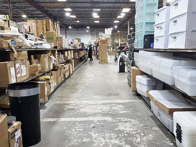 The warehouse wonderland stretches before you like an explorer's dream map &ndash; aisles of possibility waiting to be discovered.