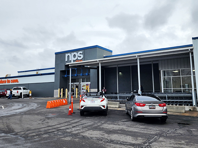 The blue-trimmed exterior of NPS Store might look unassuming, but inside awaits a treasure trove of bargains that would make even the most frugal shopper's heart race.