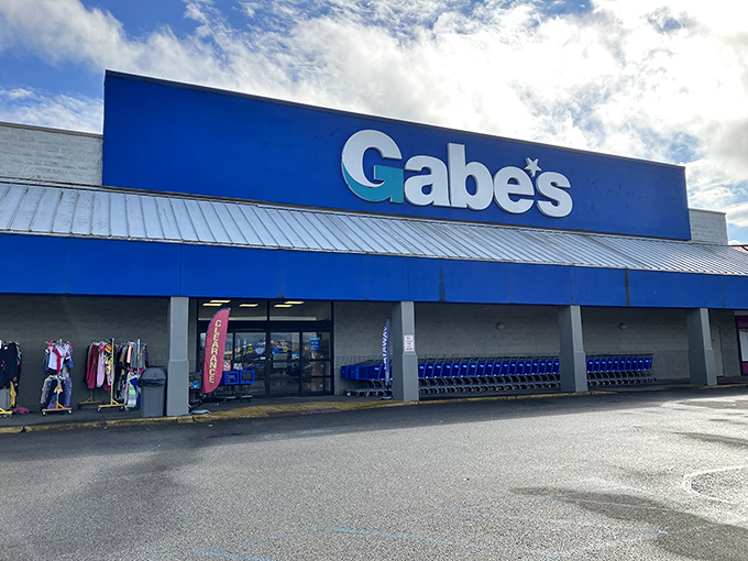 The blue-fronted retail paradise beckons shoppers with its siren song of savings. Like a bargain oasis in Morgantown's retail landscape.