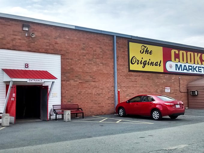 Welcome to treasure-hunting paradise! Cooks Flea Market's bustling parking lot hints at the bargain bonanza waiting inside this Winston-Salem institution.