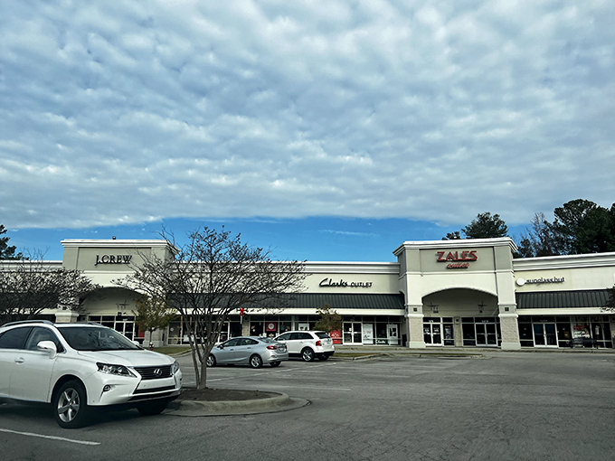 J.Crew, Clarks, and Zales form just one small section of this bargain hunter's paradise under Carolina's vast sky.