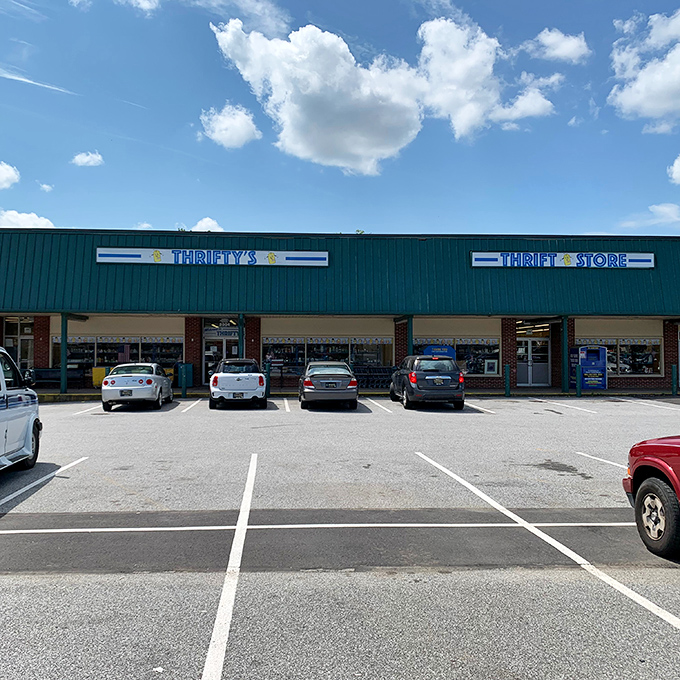 The unassuming exterior of Prime Thrift belies the treasure trove within&mdash;proof that judging a book by its cover is the cardinal sin of bargain hunting.