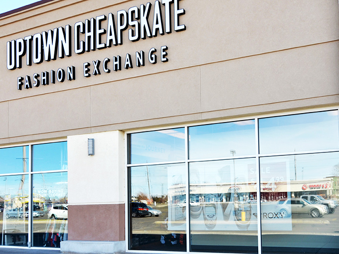 The storefront beckons like a fashion oasis in the desert&mdash;sleek, inviting, and promising treasures that won't require a second mortgage. 