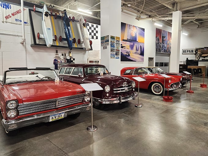 From Ferrari to Ford, this automotive paradise houses a stunning collection of vehicles spanning decades of American innovation and design.