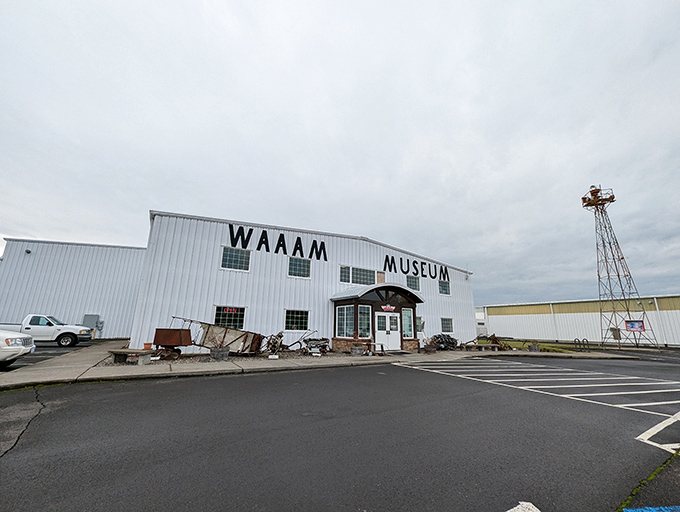 The unassuming exterior of WAAAM belies the mechanical treasures within&mdash;like finding a time capsule disguised as an airplane hangar in the Hood River countryside.
