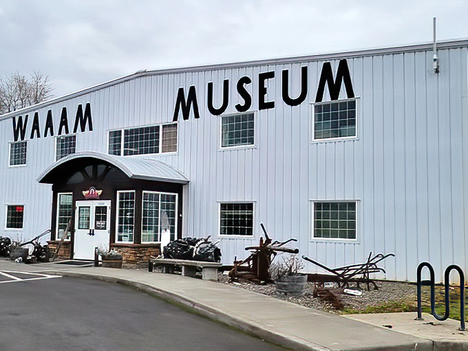 The unassuming exterior of WAAAM belies the mechanical treasures within&mdash;like finding a time capsule disguised as an airplane hangar in the Hood River countryside. 
