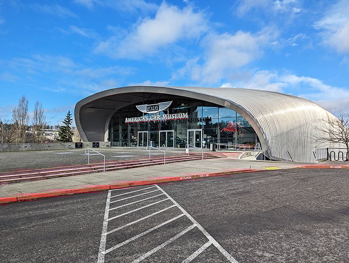The museum's layout invites exploration through automotive history, with each turn revealing another chapter in America's love affair with the automobile.