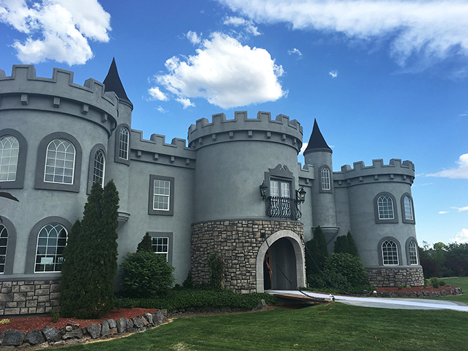 Who needs Europe? This fairy-tale castle rises from Idaho's landscape like a medieval mirage, complete with turrets and towers that would make Cinderella feel right at home.