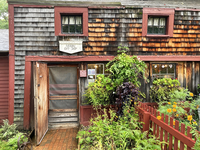 This storybook cottage isn't just charming—it's the actual inspiration for "Little Red Riding Hood" illustrations. Grandma's house never looked so inviting!